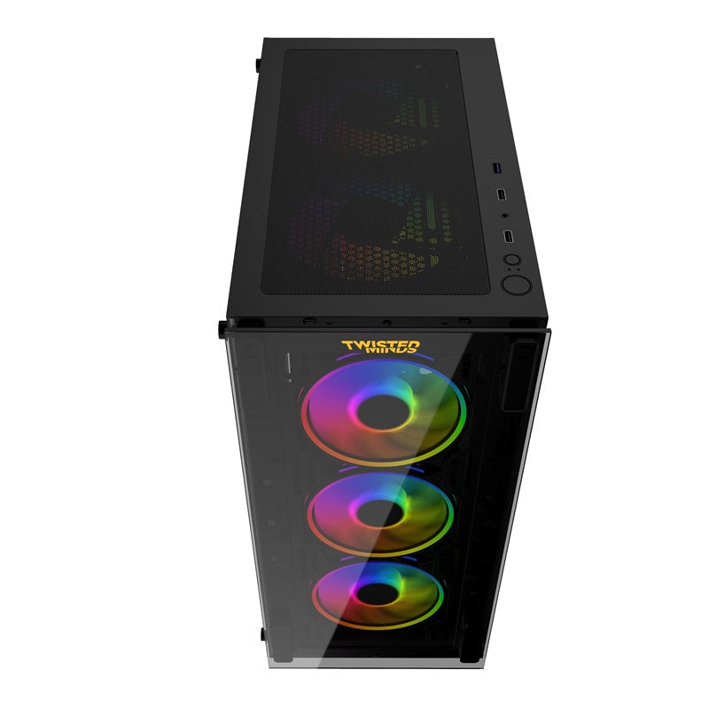 Buy Twisted Minds Manic Shooter-03 Mid Tower Gaming Case - Black Online ...